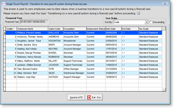 Exo Payroll - Single Touch Payroll