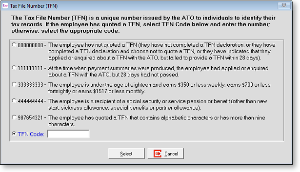 Exo Payroll - Employee Details tab