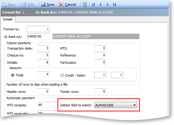 Automatic Payments Process Setup