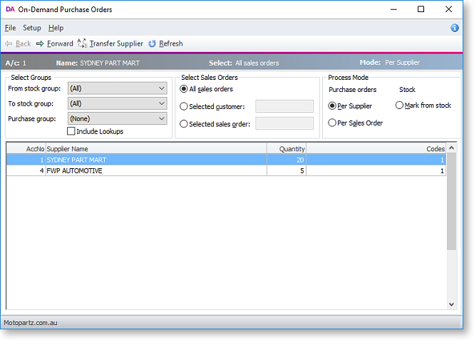 Exo Distribution Advantage Help - On-Demand Purchase Orders - General ...