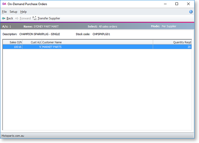Exo Distribution Advantage Help - On-Demand Purchase Orders - General ...