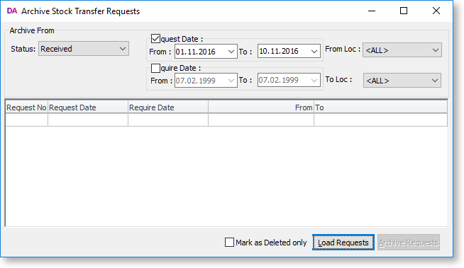 Exo Business Help - Archiving Data