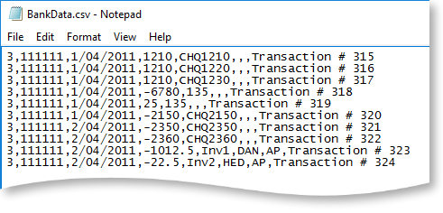Exo Business Help - Bank File Format Setup