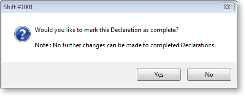 Exo POS Help - Performing a Declaration