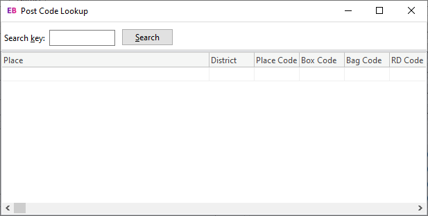 Exo Business Help - Postcode Lookup