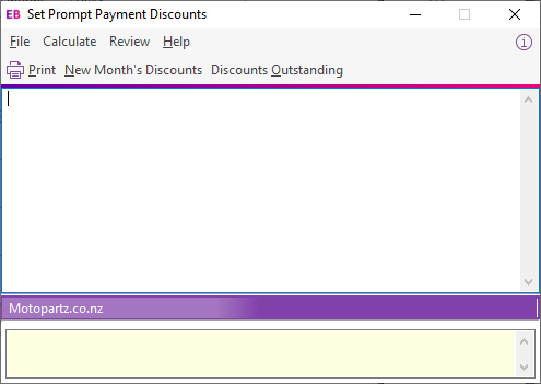 Exo Business Help - Calculating Outstanding Prompt Payment Discounts