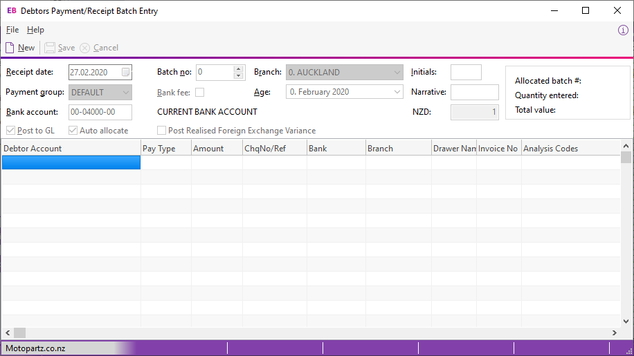 Exo Business Help - Receiving Multiple Debtor Payments