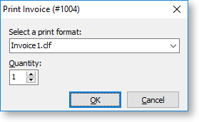 Exo Business Help - Reprinting a Debtor Invoice
