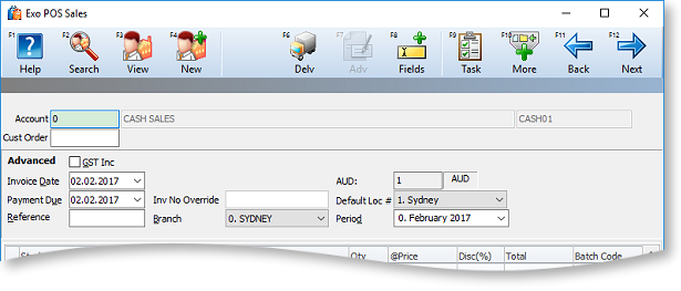 Exo POS Help - Overriding Defaults