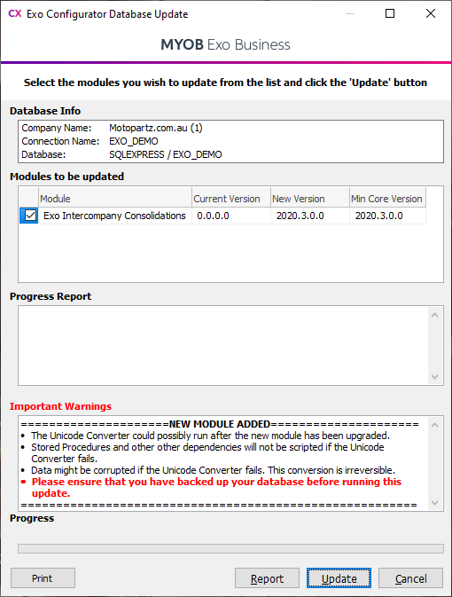 Exo InterCompany Help - Installing InterCompany