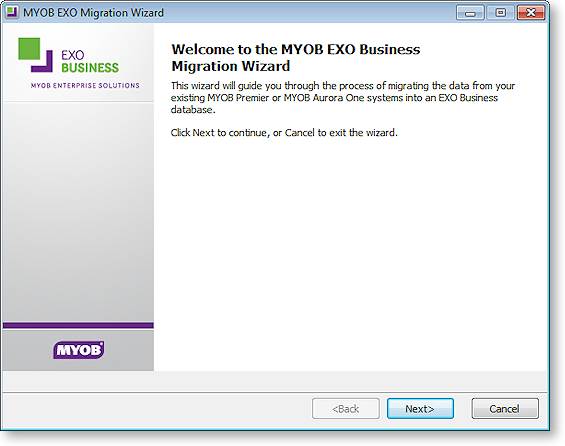 Migrating Data to EXO Business
