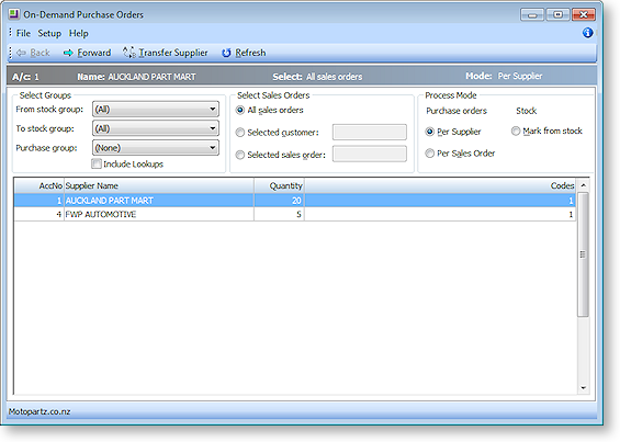 On-Demand Purchase Orders - General Operation