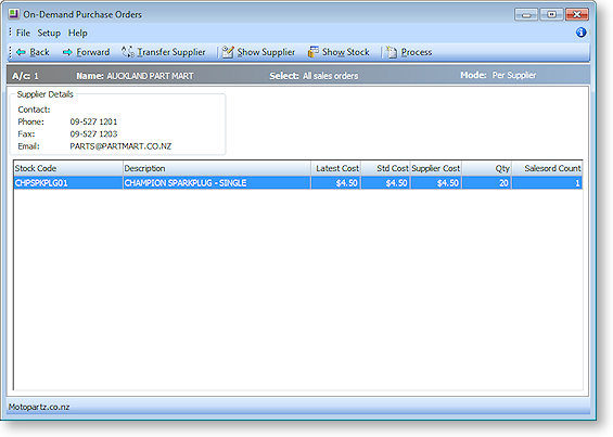 On-Demand Purchase Orders - General Operation