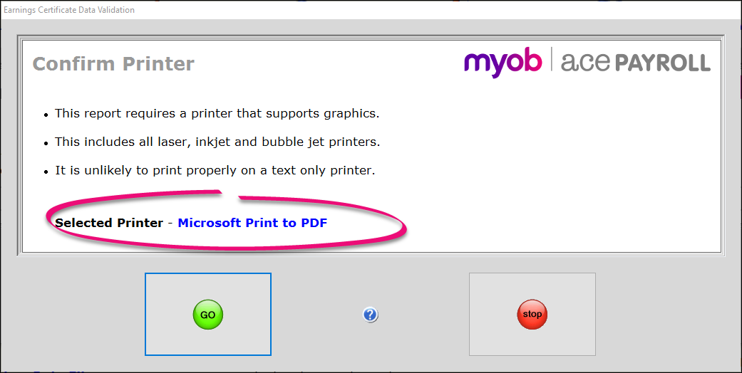 Save a report as a PDF file