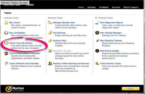 Norton 360 troubleshooting