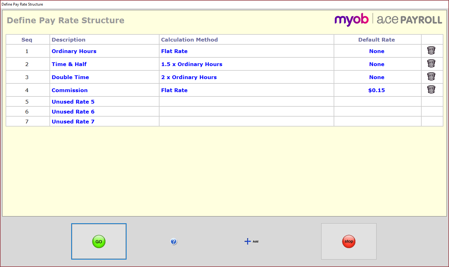 5. Set pay frequency, structure, and method