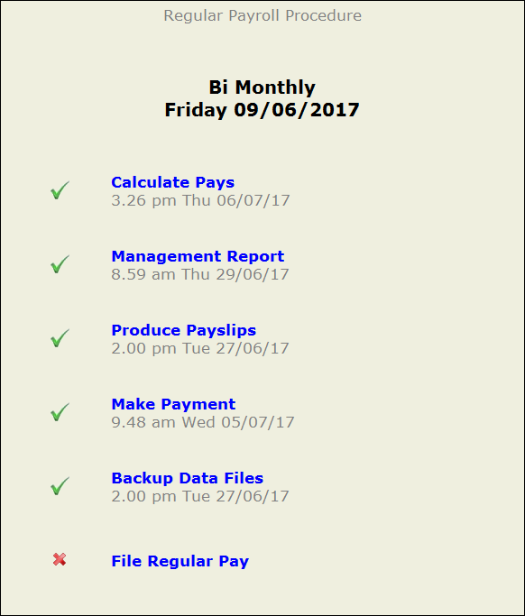 8. Set your first pay date