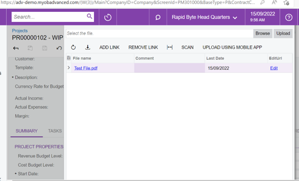 MYOB Acumatica Adobe E-sign
