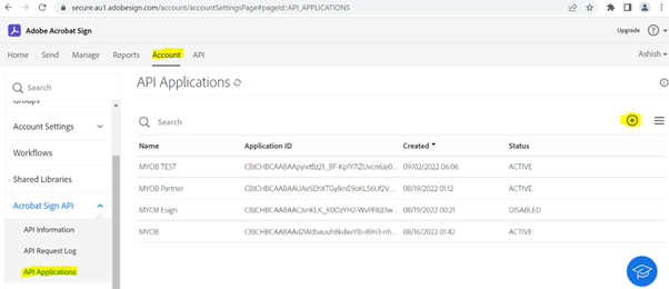 MYOB Acumatica Adobe E-sign