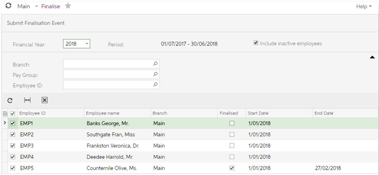 Submitting data via Single Touch Payroll