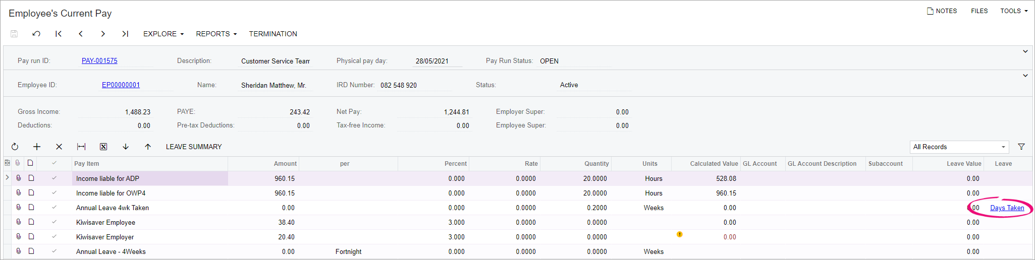Setting up leave without pay (LWOP) - NZ only