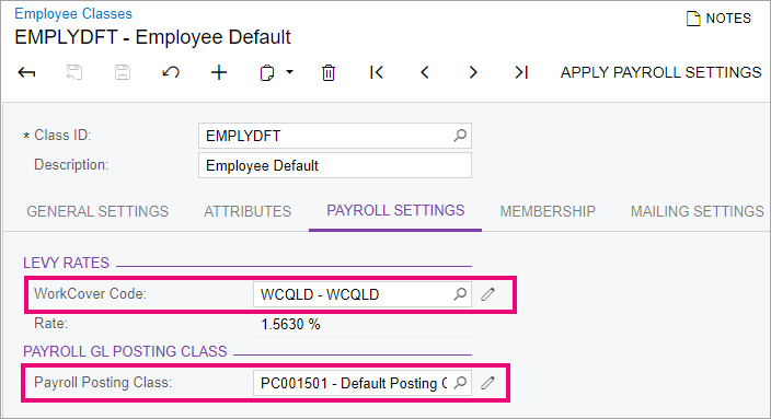 Setting up MYOB Acumatica — Payroll