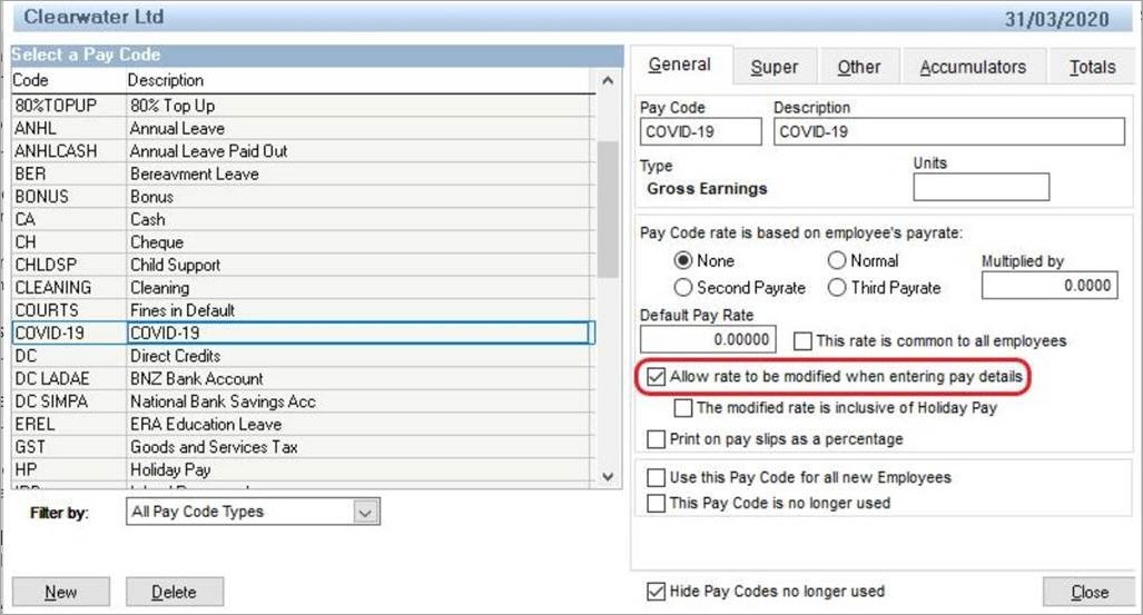 COVID-19 wage subsidy payments