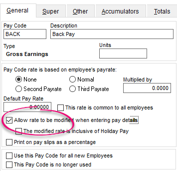 Back pay