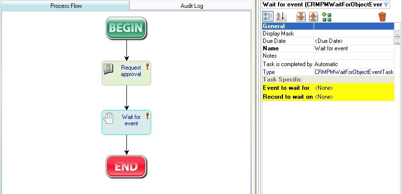 MYOB Greentree Desktop - Wait for Event